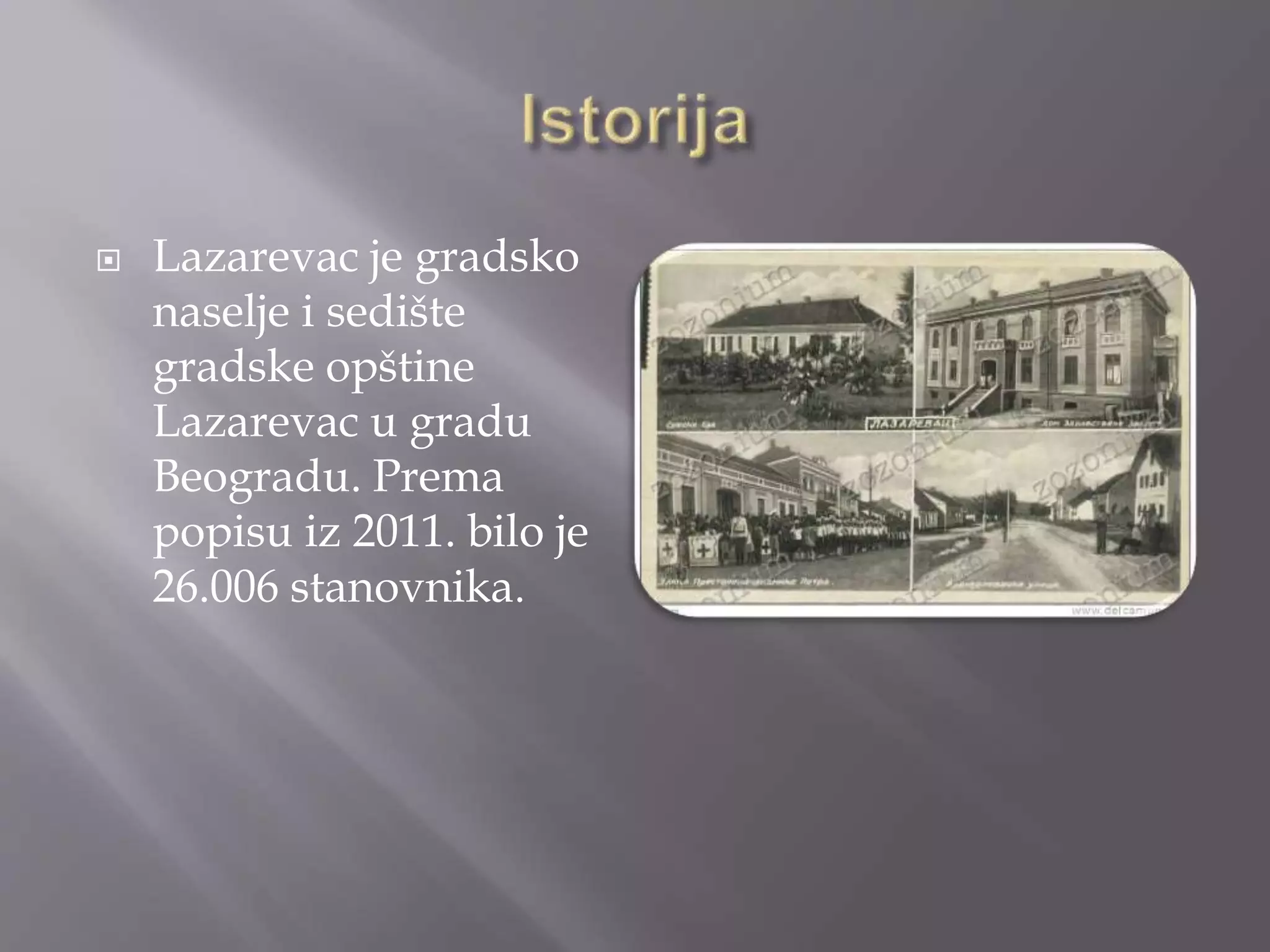 Lazarevac - prezentacija | PPTX