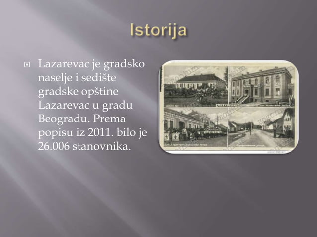 Lazarevac - prezentacija | PPTX