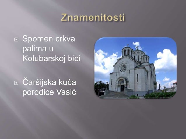 Lazarevac - prezentacija | PPTX