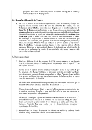 Lazarillo De Tormes | DOC