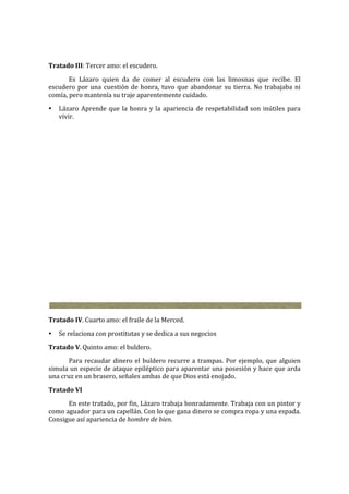 Lazarillo de tormes explicación | PDF