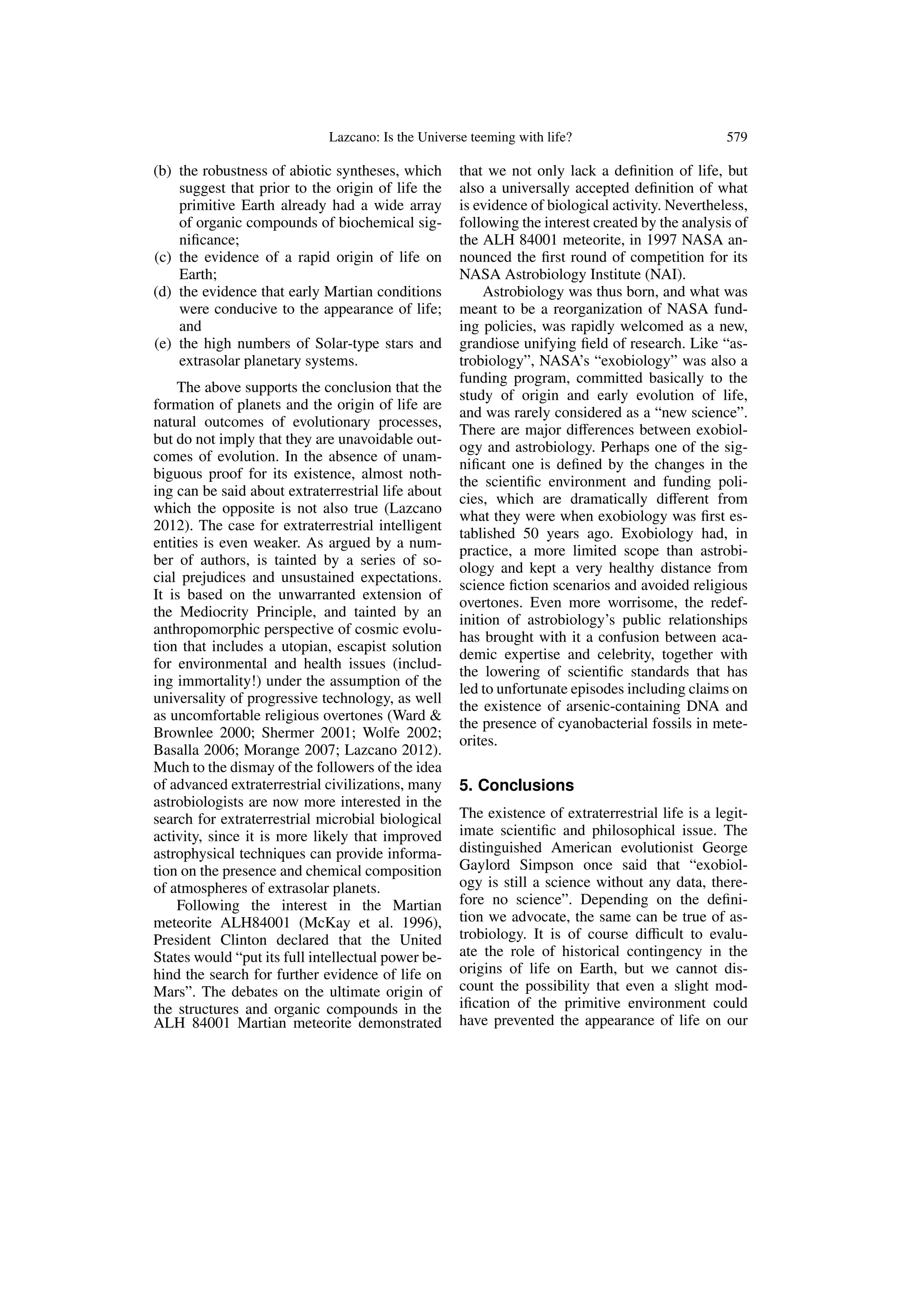 Is the Universe teeming with life? (2019) | PDF