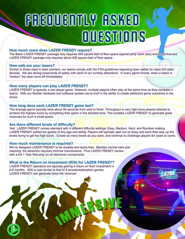 Lazer Frenzy Brochure | PDF