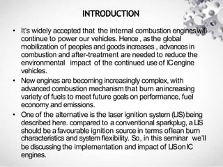 Lazer ignition system | PPTX