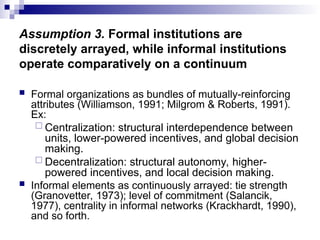 Laz_FormalInformalESNIE formal and informal organization | PPT