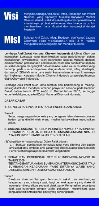 LAZNas Chevron Indonesia | PDF