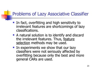 Lazy Association Classification | PPT