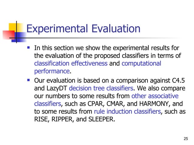 Lazy Association Classification Ppt