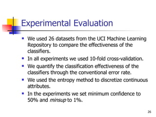 Lazy Association Classification | PPT