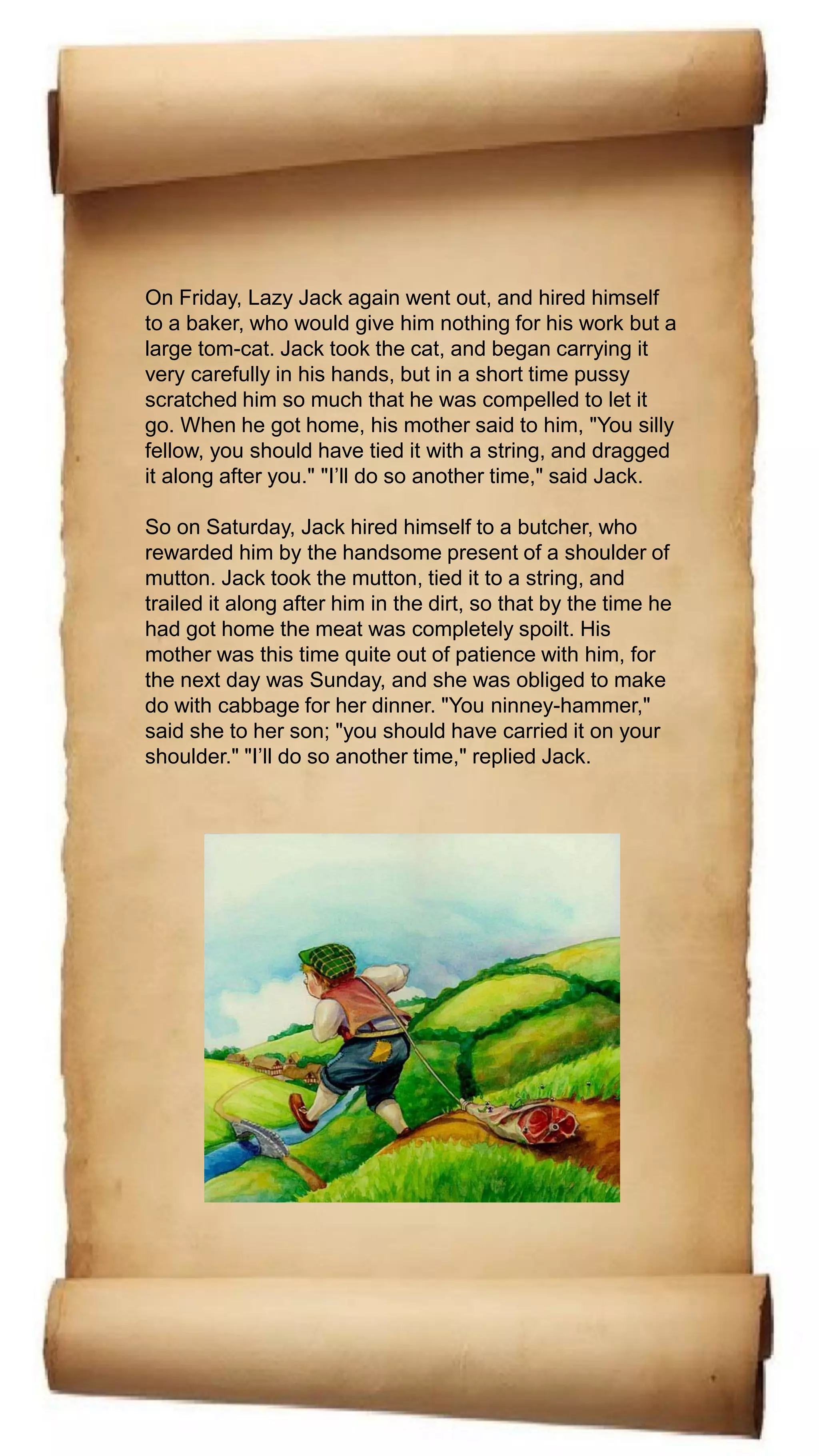 Lazy jack story | PDF | Celebrity Families | Pop Culture