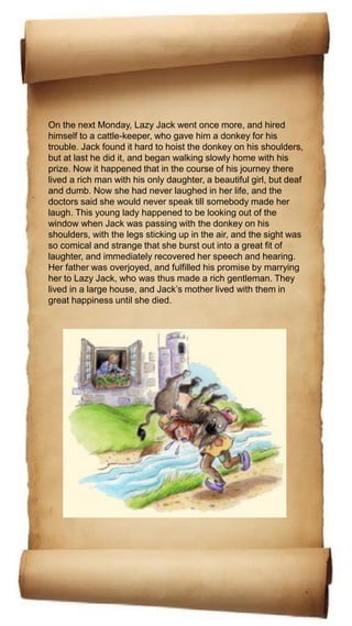 Lazy jack story | PDF | Celebrity Families | Pop Culture