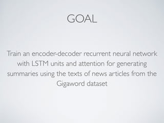 Lazy man's learning: How To Build Your Own Text Summarizer | PPT