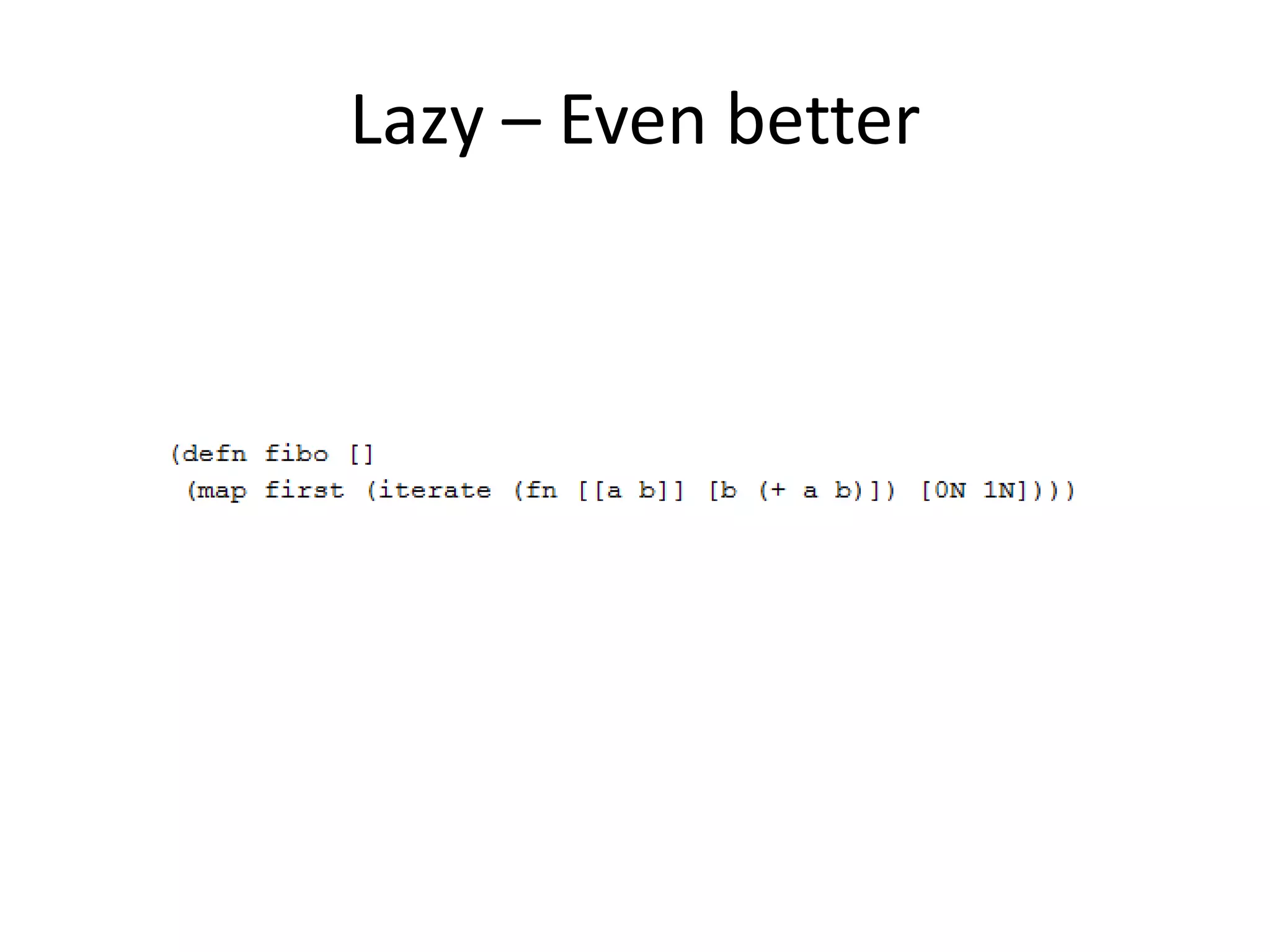 Lazy sequences | PPTX