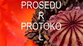 TEKS PROSEDUR PROTOKOL (lengkap) | PPT