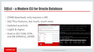 Change Management for Oracle Database with SQLcl | PPTX | Databases | Computer Software and ...