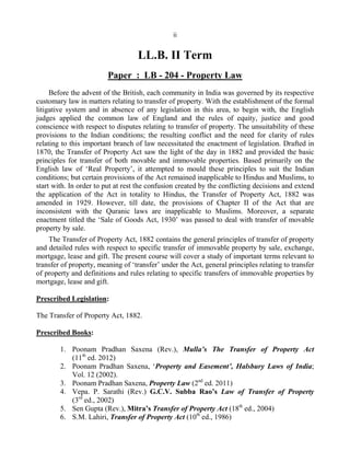 property law full material january 2020 | PDF