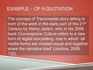 Using Quotations in Academic Writing | PPTX