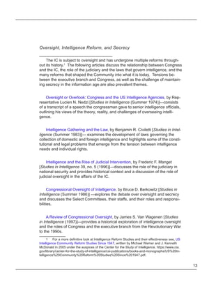 Ic and policymaker integration a studies in intelligence anthology | PDF