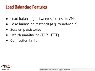 OpenStack Networking LBaaS | PPT