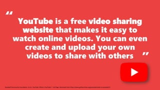 YouTube | PPT