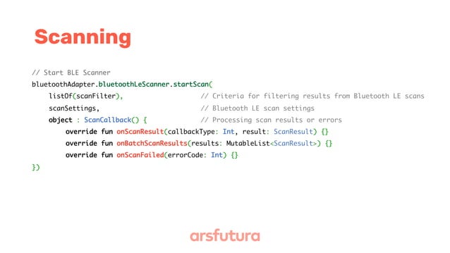 A brief overview of BLE on Android | PPT