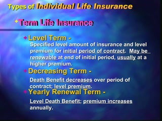 Life Insurance Basics 2 | PPT