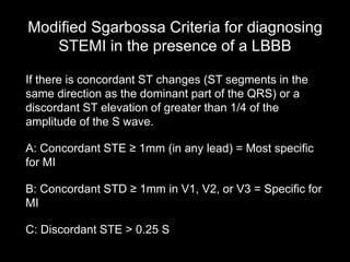 Lbbb + sgarbossa | PPTX