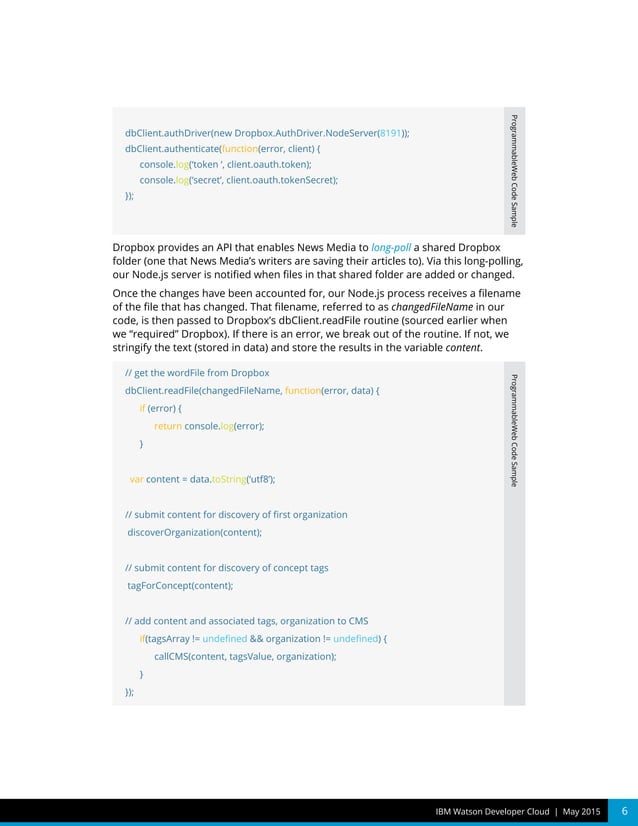 Case Study: Putting The Watson Developer Cloud to Work - by Doron Katz & Lucian Boboc | PDF