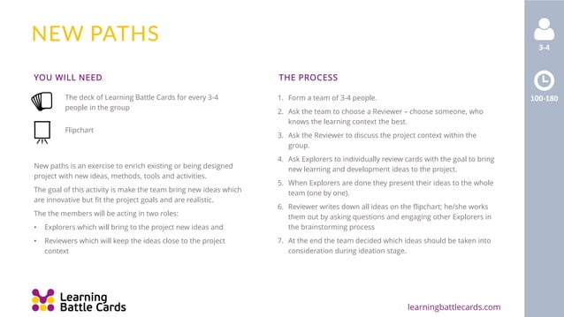 Learning Battle Cards activities | PPT