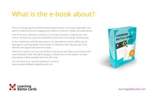Learning Battle Cards activities | PDF
