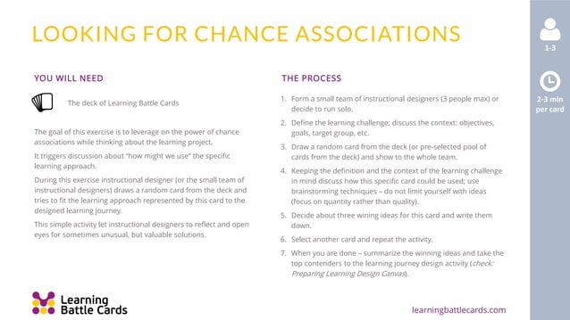 Learning Battle Cards activities | PPT