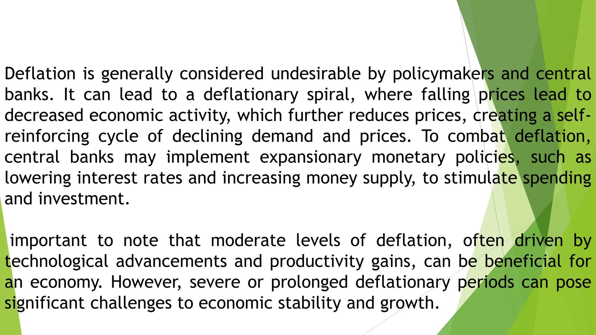 Inflation and Deflation all about information | PPTX