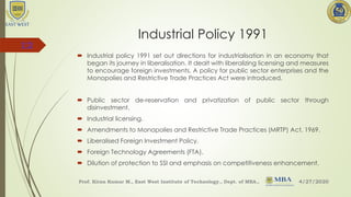 Unit-5 Industrial Policies and Structure. | PDF
