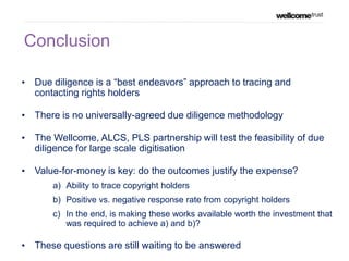 Copyright clearance for genetics books - a pilot project at the ...