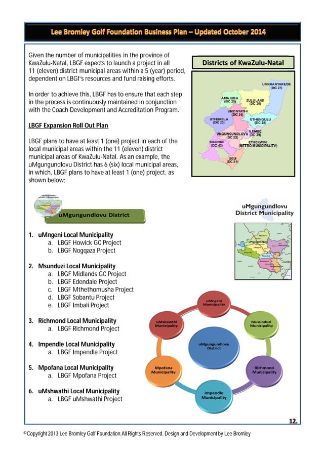 LBGF Business Plan Updated 20 Sep 2014 | PDF