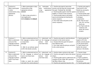 Lbi 3 months lesson plan 2015 | DOCX