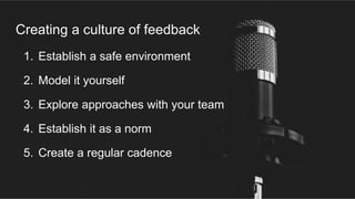 High performing teams with feedback and radical candour | PPTX