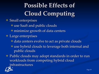 Overview of Cloud Computing and the Potential Business Impact | PPT ...