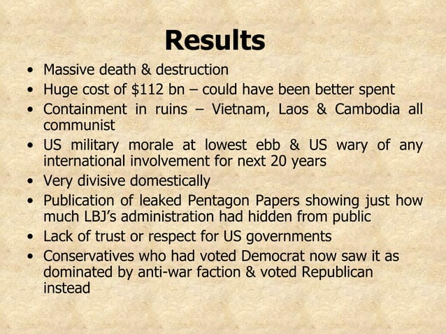 Lbj and vietnam | PPT | Death, Injury, or Military Conflict | Sensitive ...