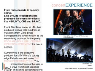 Line By Line Productions Capabilities deck | PPT