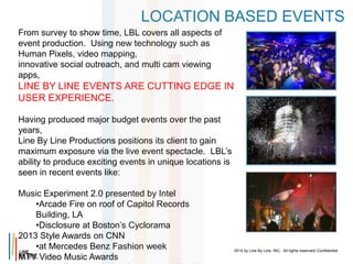 Line By Line Productions Capabilities deck | PPT