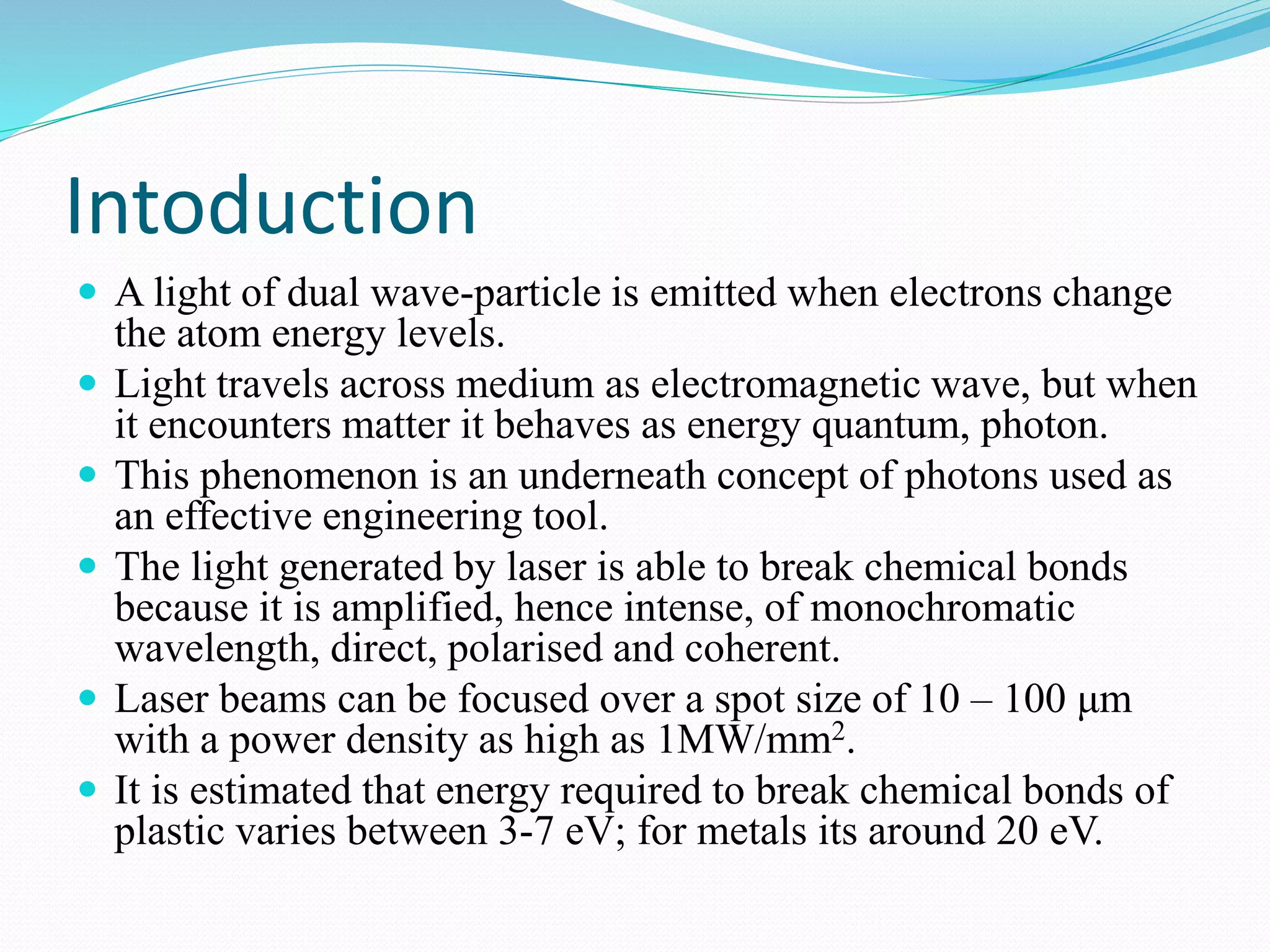 Laser Beam machining Process | PPTX