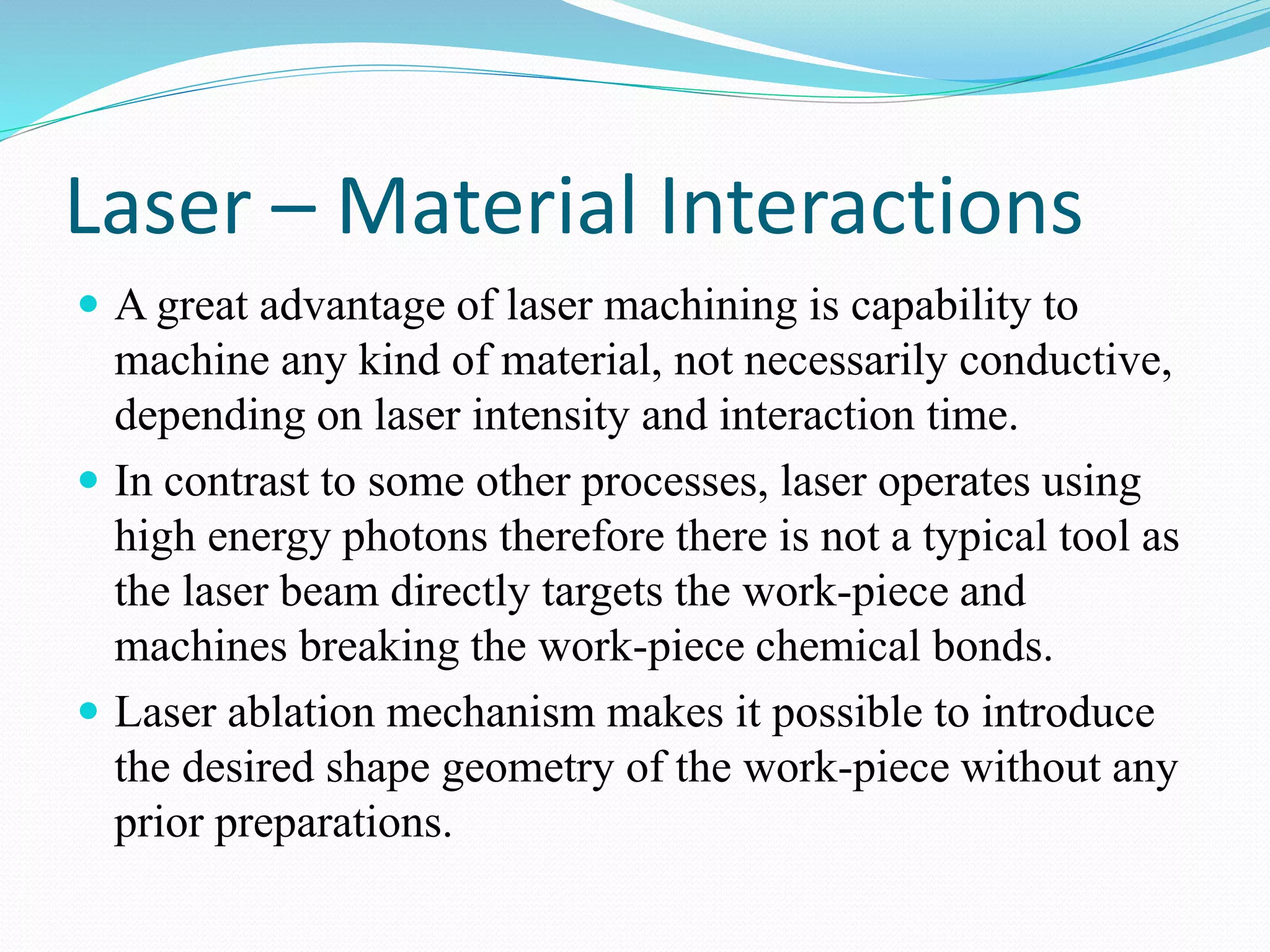 Laser Beam machining Process | PPTX