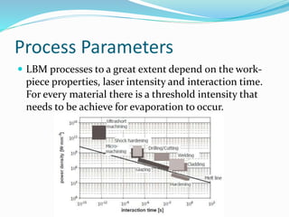 Laser Beam machining Process | PPTX
