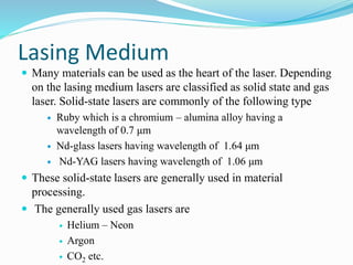 Laser Beam machining Process | PPTX