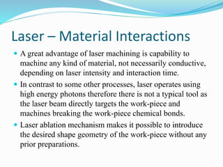 Laser Beam machining Process | PPTX
