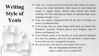 Yeats' Religious Quest and 'Politics'.pptx