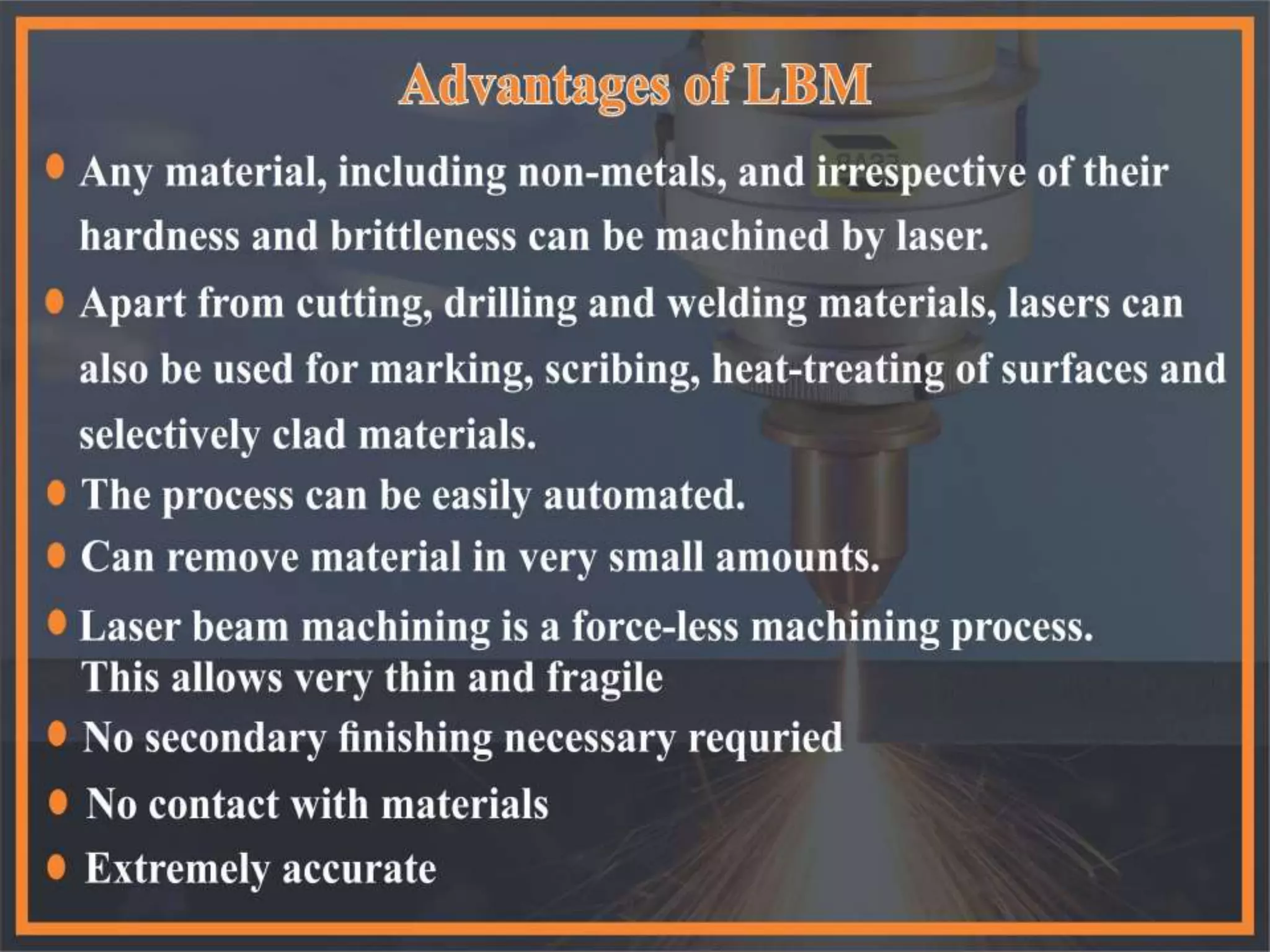 Laser Beam Machining (LBM) | PPT