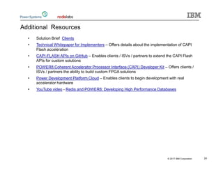 RedisConf17 - Redis Enterprise on IBM Power Systems | PPT