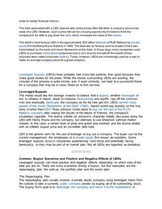 Lbo m&a | DOCX
